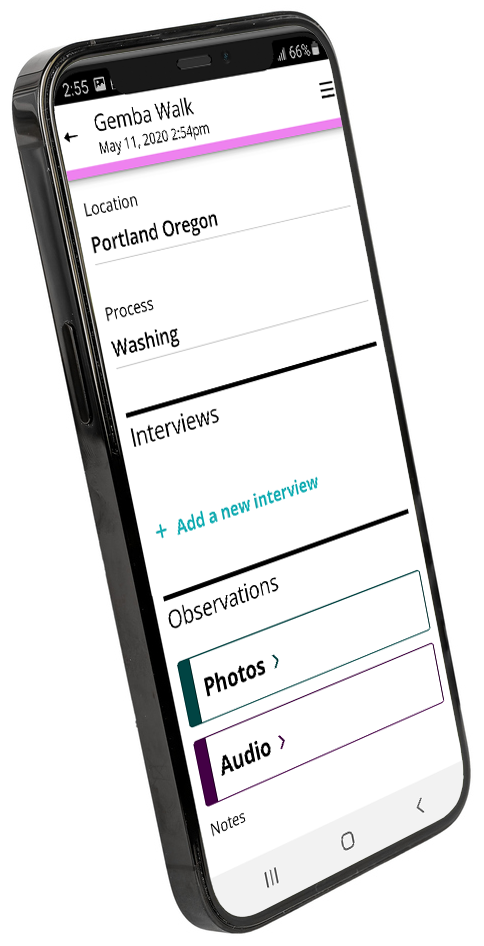Gemba Walk App: Checklist Template for Manufacturing Safety