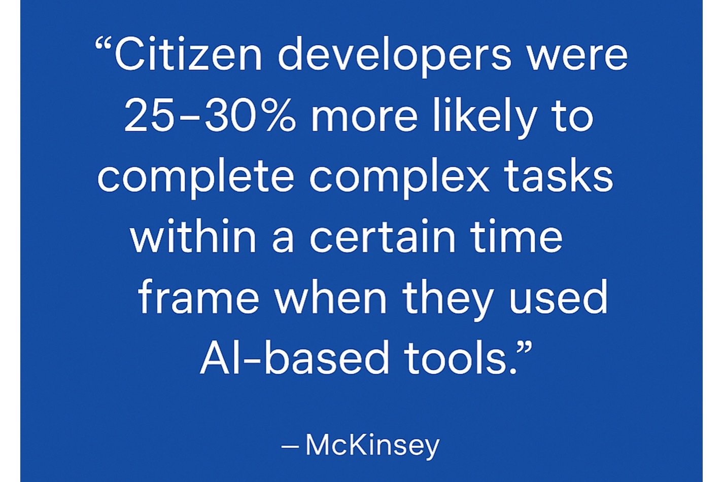 AI empowers citizen dev, transforming enterprise solutions