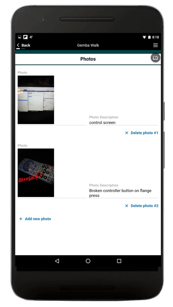 Gemba Walk App: Checklist Template for Manufacturing Safety