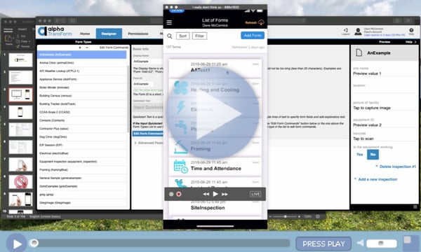 Electronic Forms Software Solution: Alpha Transform