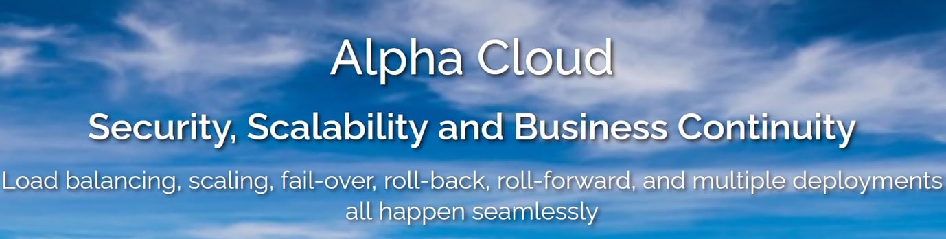 Alpha Cloud - Built with Security in Mind