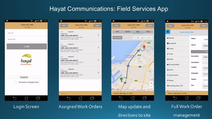 Case Study: Hayat Communications Field Services App